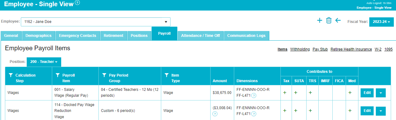 Spreading out docked pay – Knowledge Base