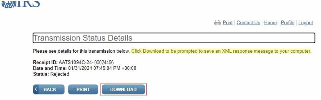1094 Correction File – Knowledge Base